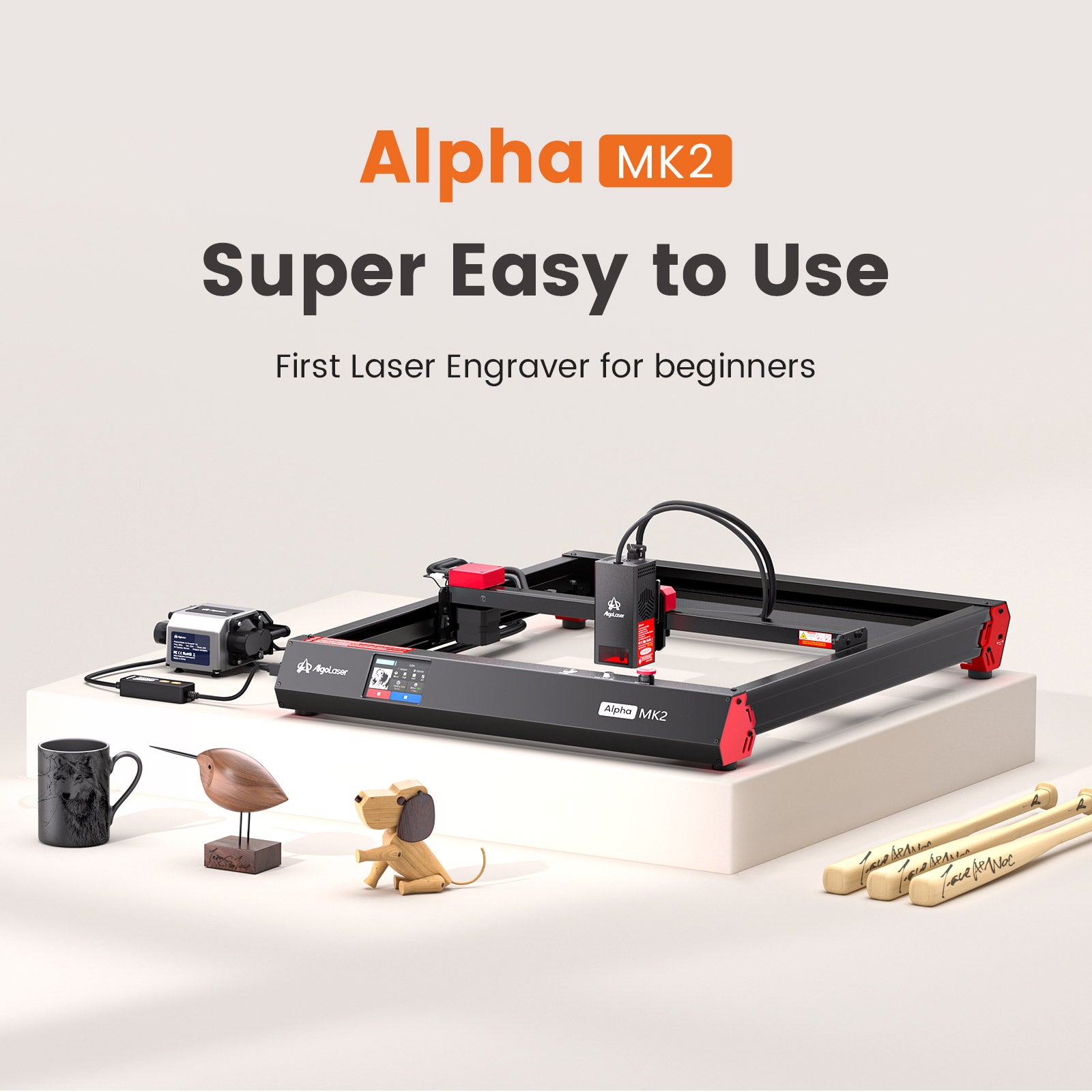 AlgoLaser Alpha MK2 Diode Laser Engraver | Algolaser