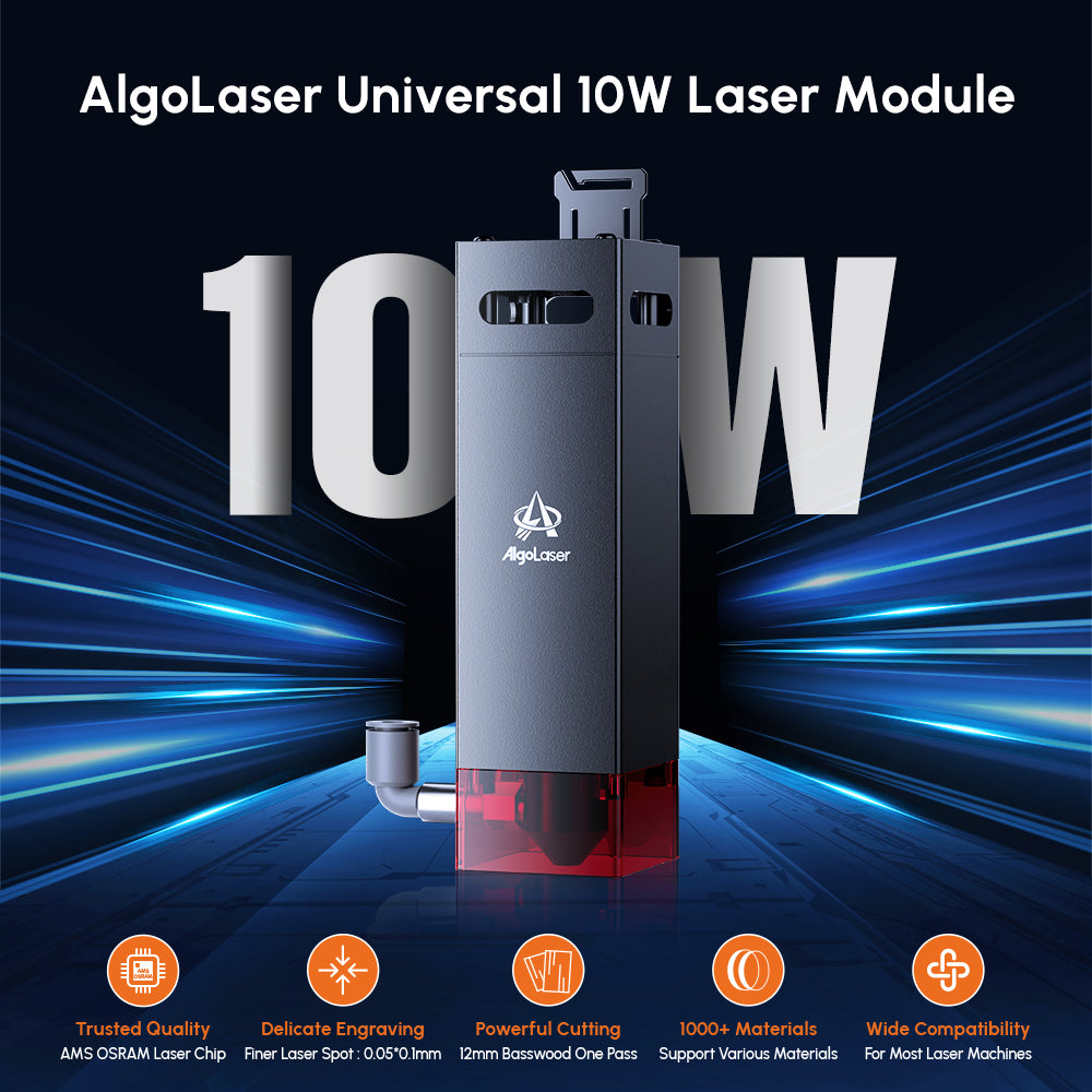 AlgoLaser 10W Laser Module for all Laser Engraver | Algolaser