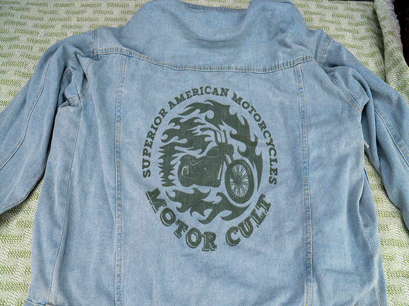 Laser Engraved Denim Jacket | Algolaser